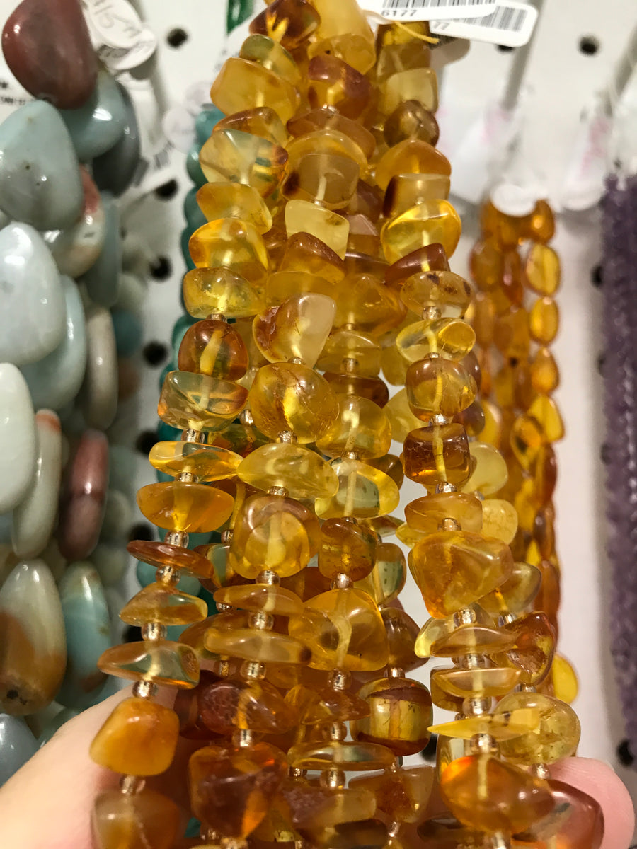 BALTIC AMBER CHIPS – Oasis Beads & Crystals